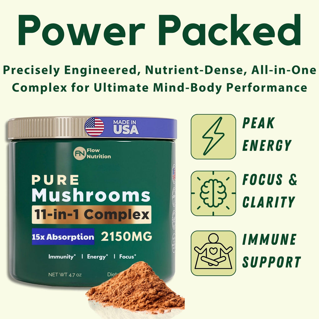 mushroom blend for enhanced focus