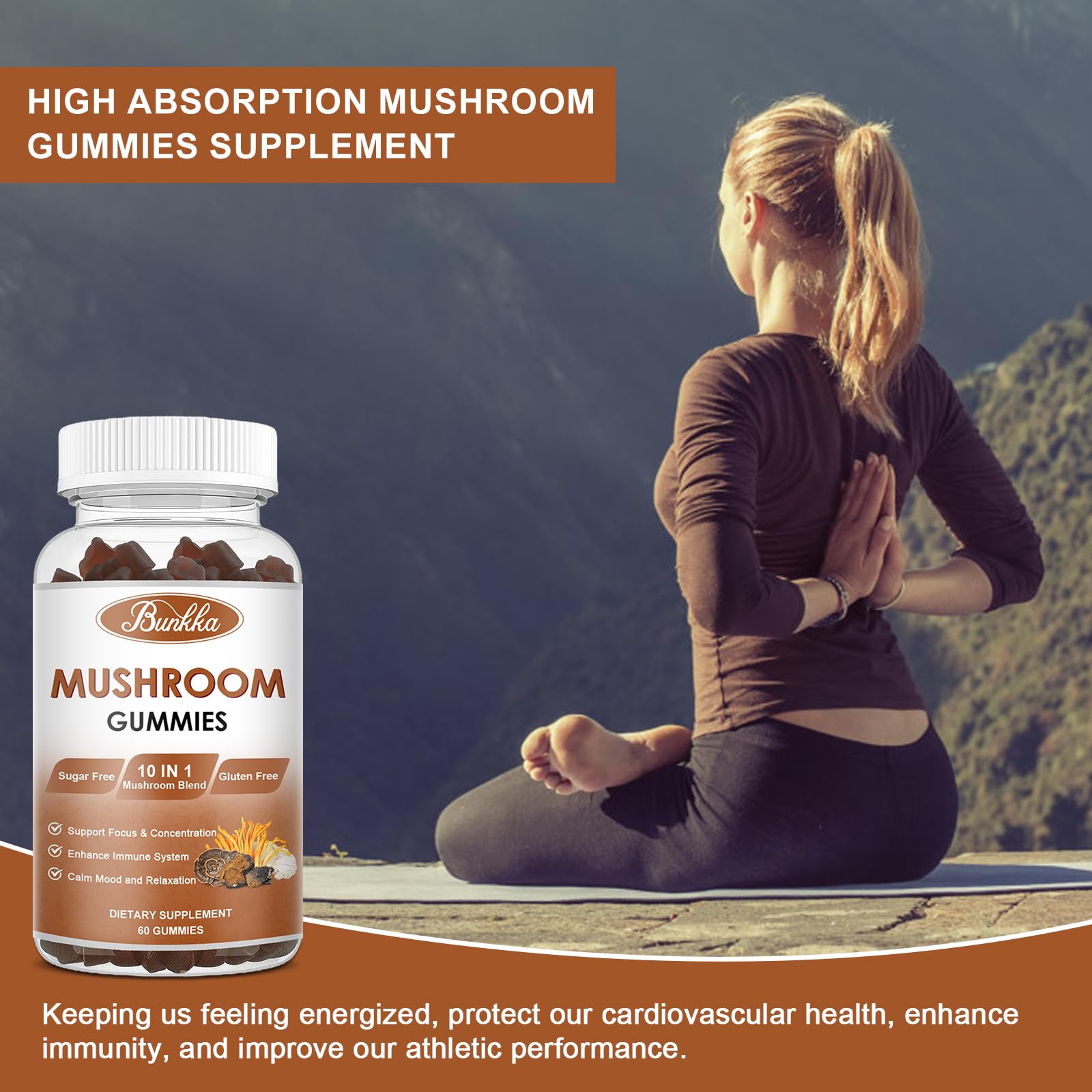 mushroom blend for enhanced focus