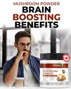 Mushroom blend for enhanced wellness