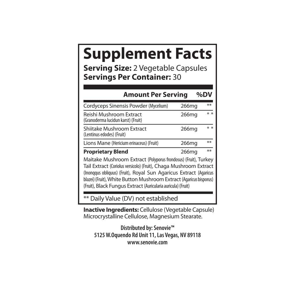 mushroom blend for enhanced wellness