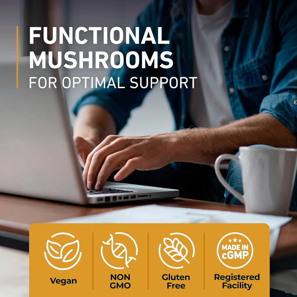 Mushroom blend for holistic health