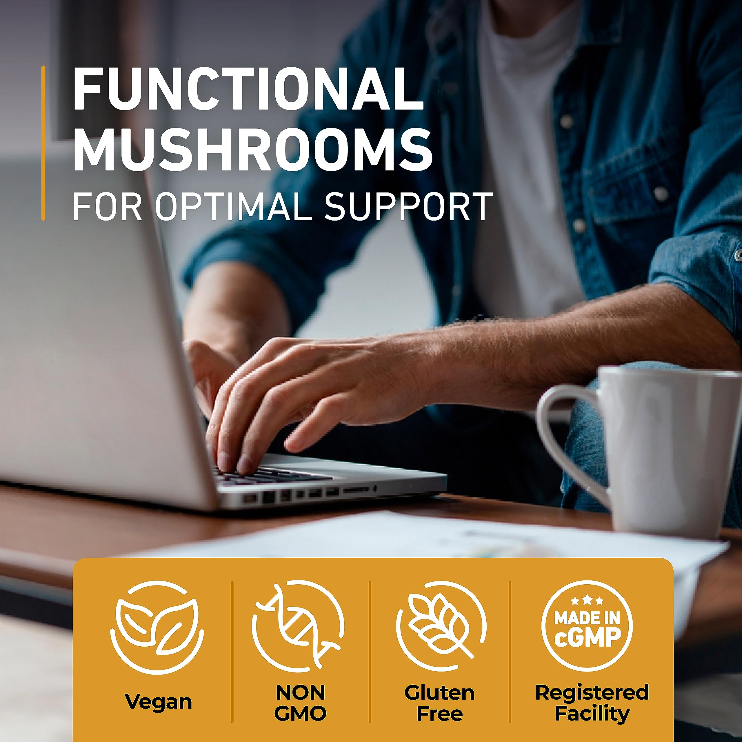 Mushroom blend for holistic health