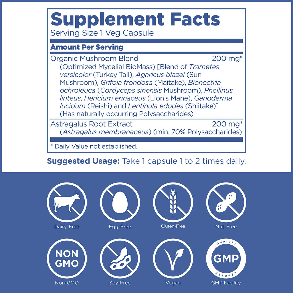 mushroom blend for immune health