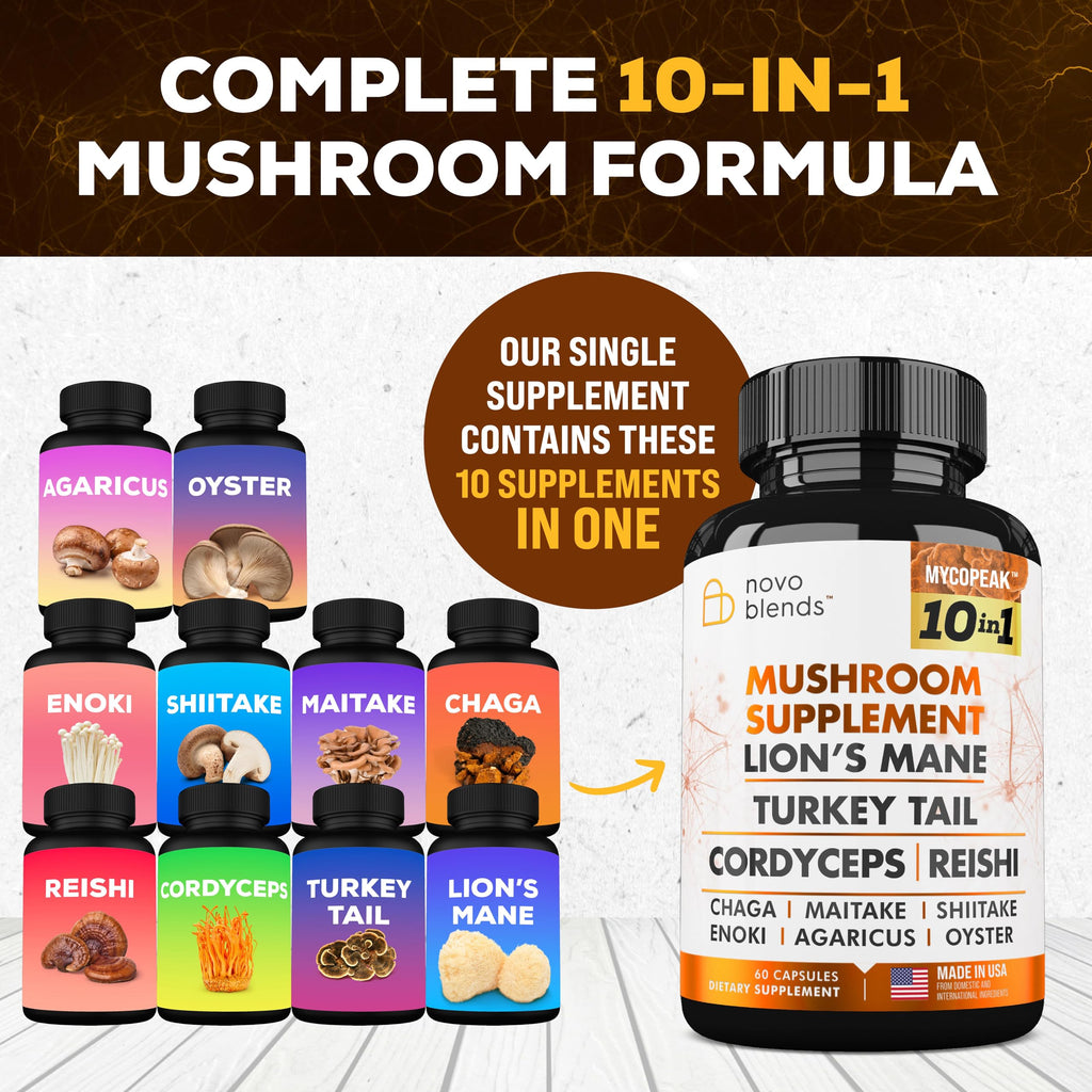 mushroom blend for immunity support