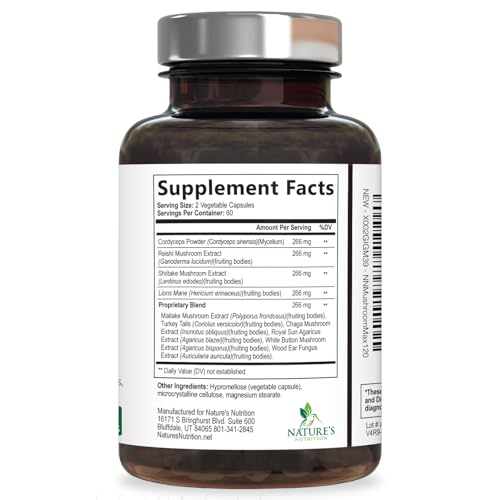 Mushroom blend for natural energy boost