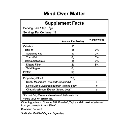 mushroom blend for optimal brain function