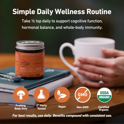 mushroom blend for overall vitality