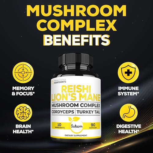 Mushroom blend for overall vitality