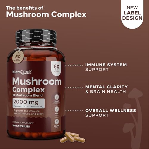 Mushroom blend for overall wellness