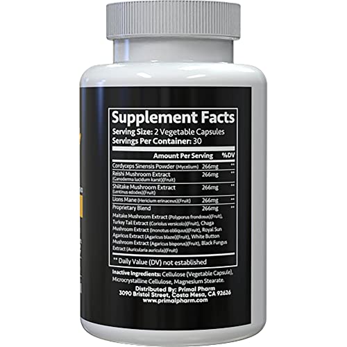 mushroom blend for overall wellness