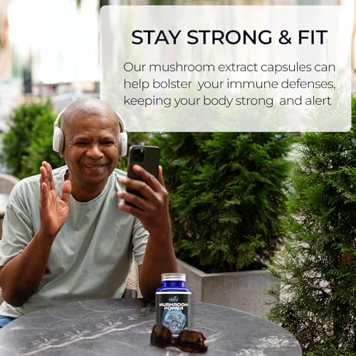 Mushroom blend for overall wellness