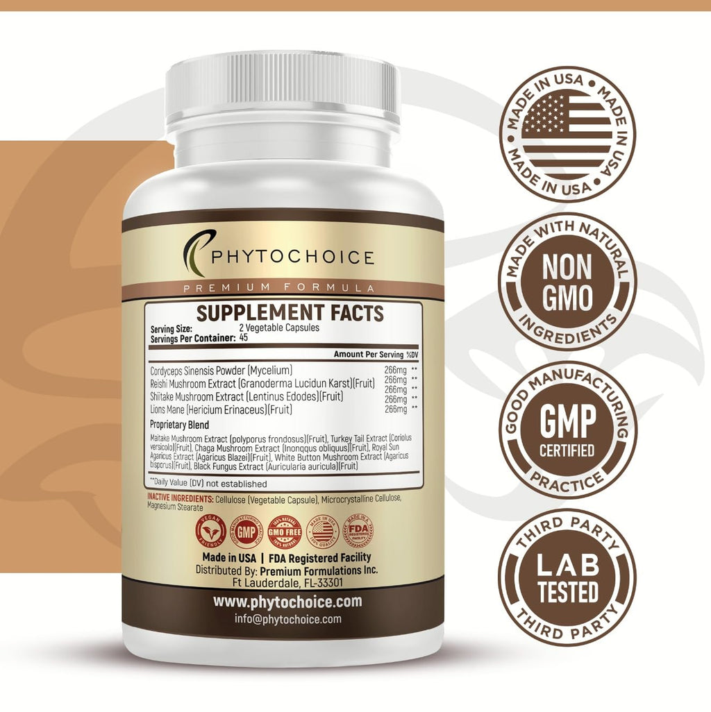 mushroom blend for overall wellness