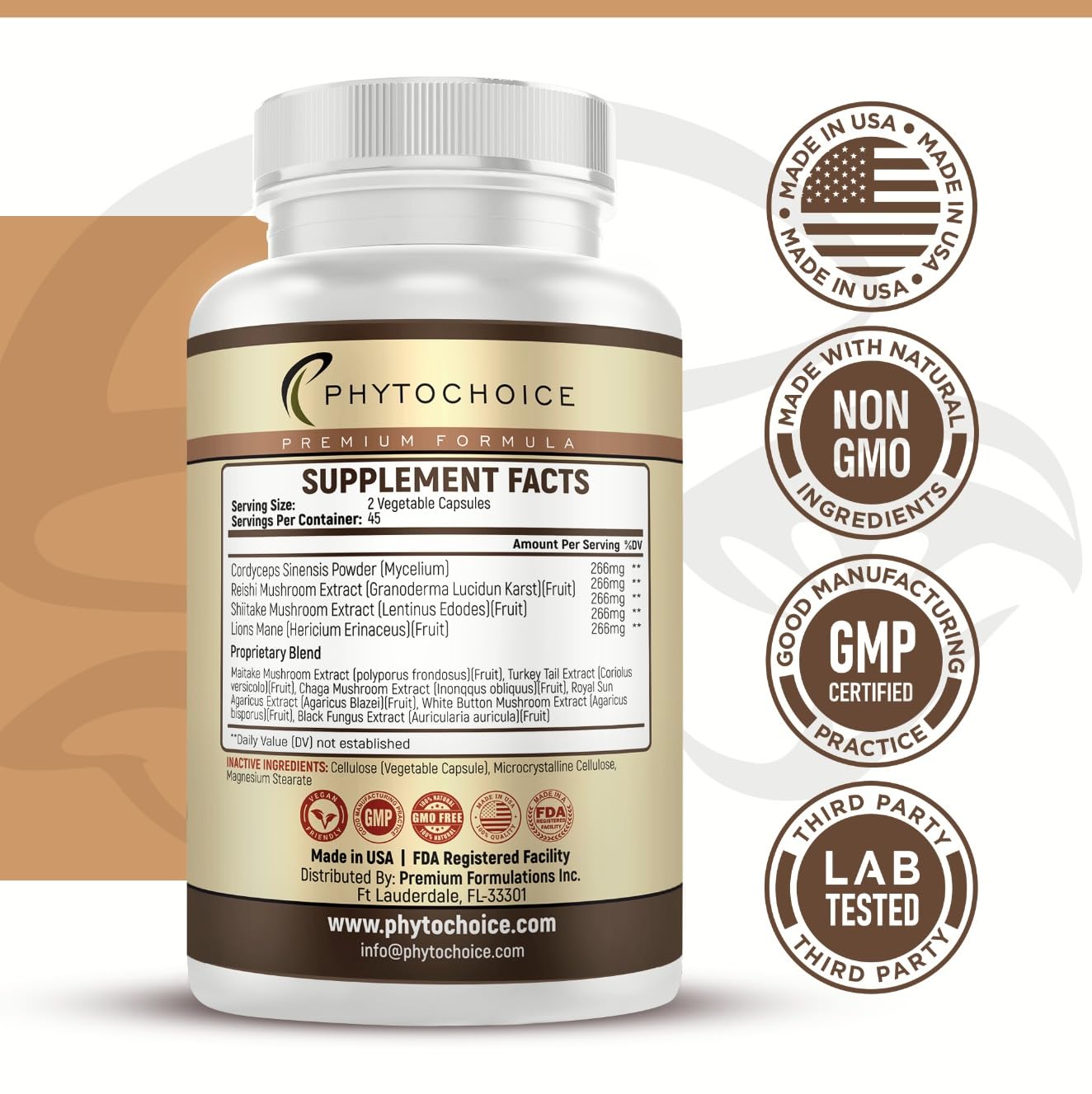 mushroom blend for overall wellness