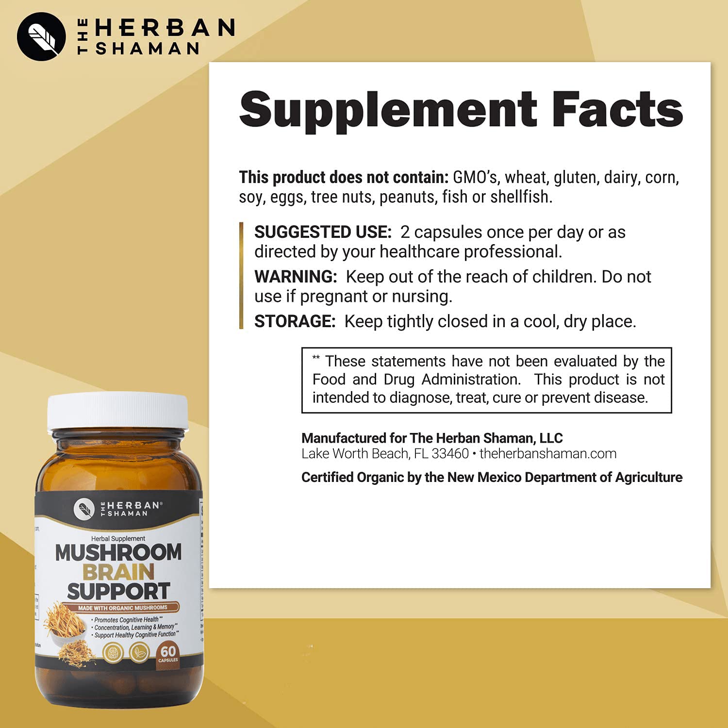 mushroom blend for overall wellness