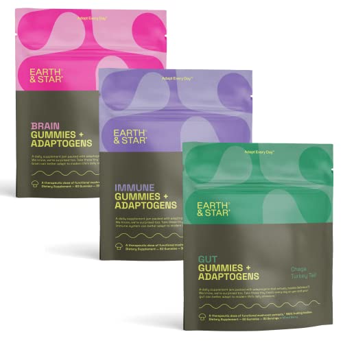 Mushroom blend gummies for brain health