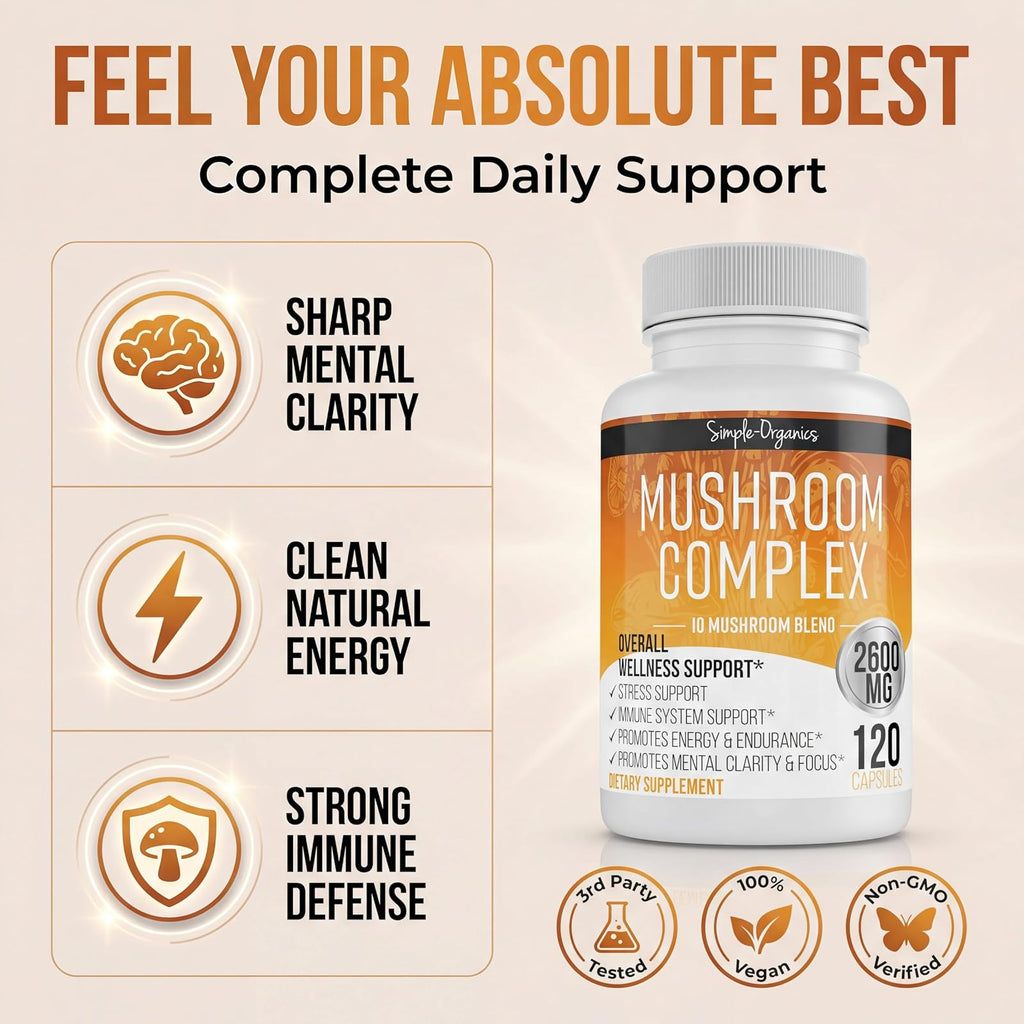 mushroom blends for cognitive support