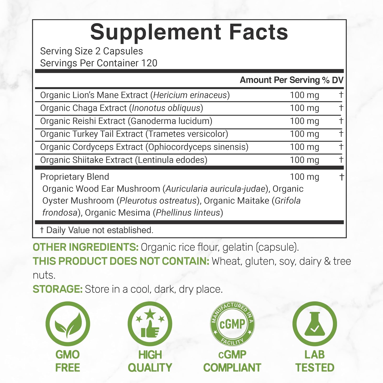 mushroom blends for immune support