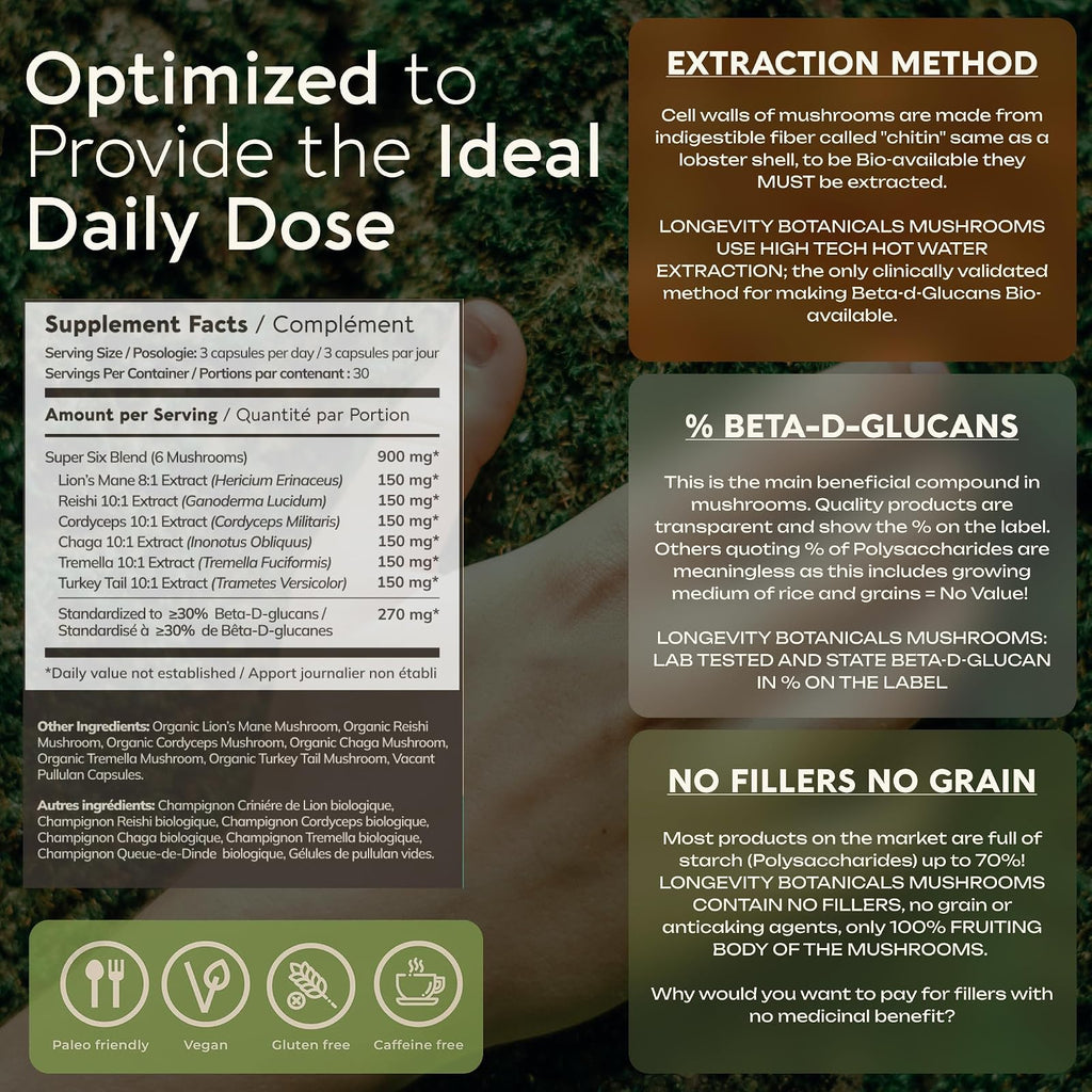 mushroom blends for overall health