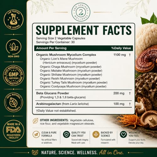 mushroom blends to support brain function