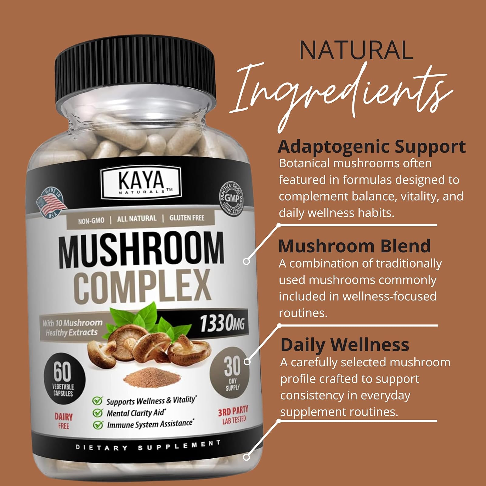 mushroom blends to support mental clarity