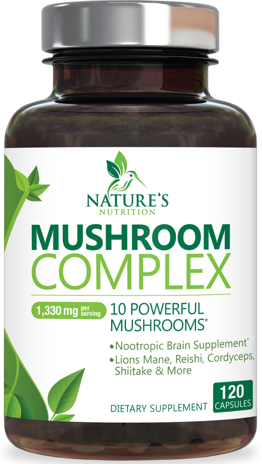 Mushroom brain supplement for focus