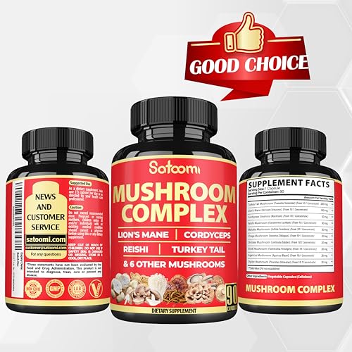 Mushroom capsules for a healthier lifestyle