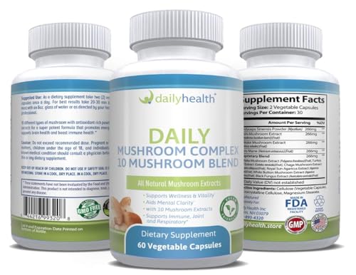 mushroom capsules for active lifestyle