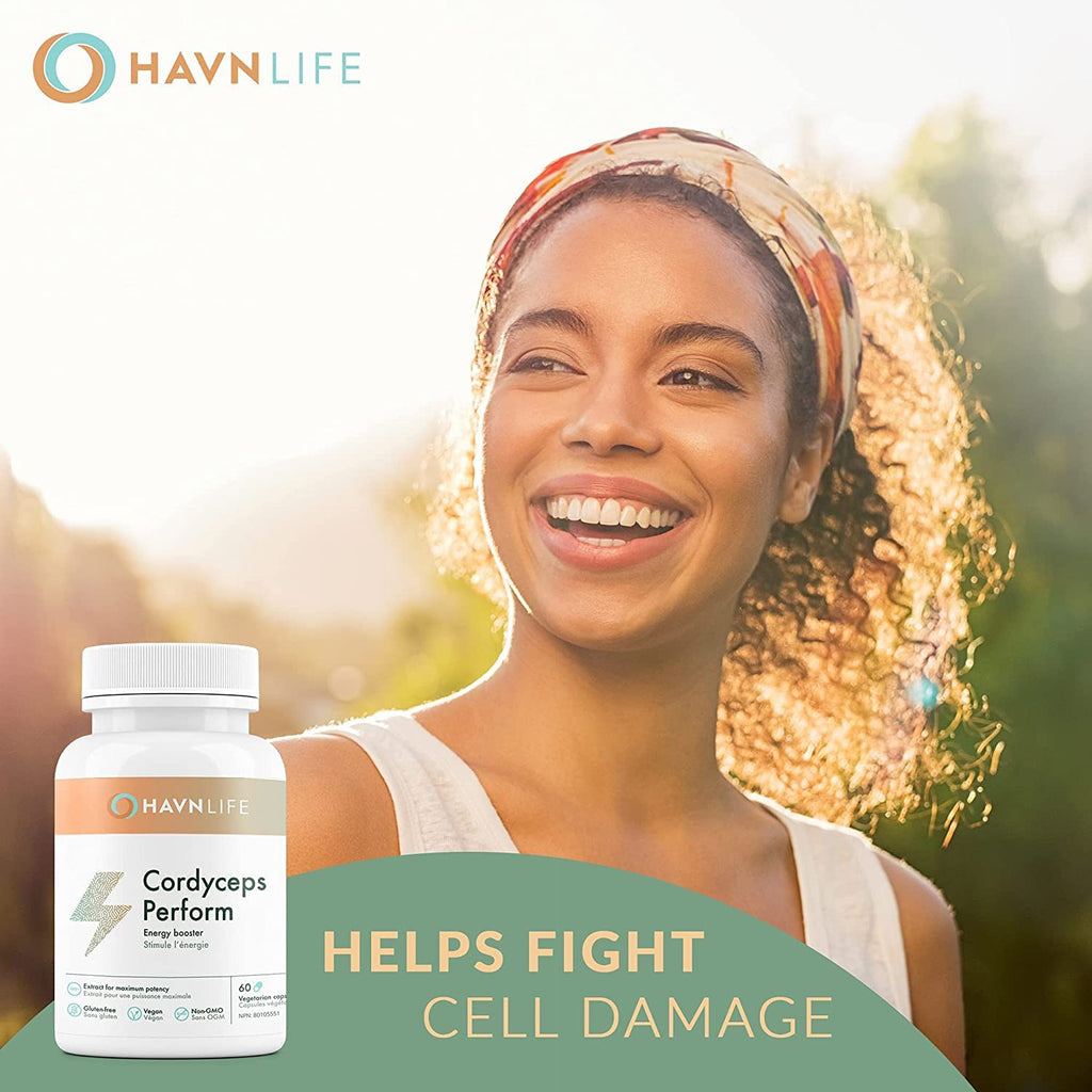 Mushroom capsules for active lifestyle