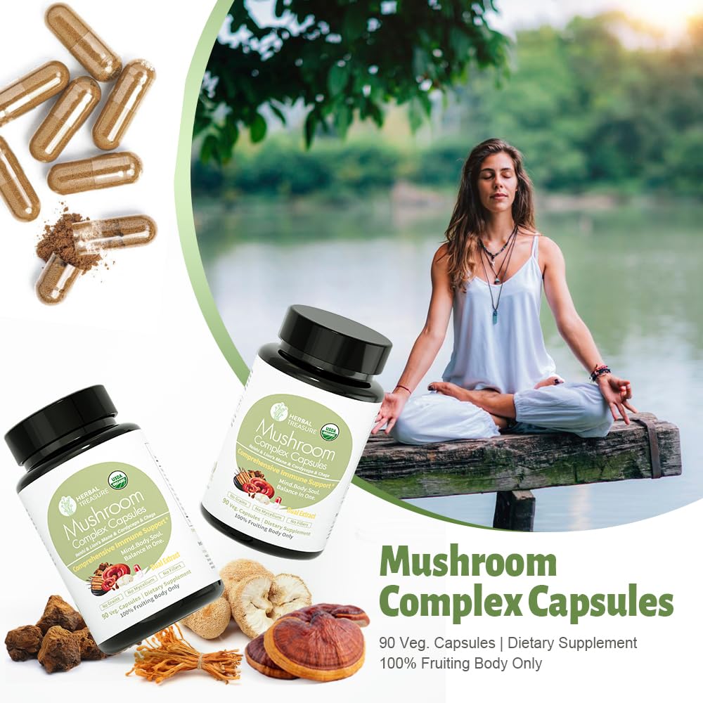 mushroom capsules for active lifestyle