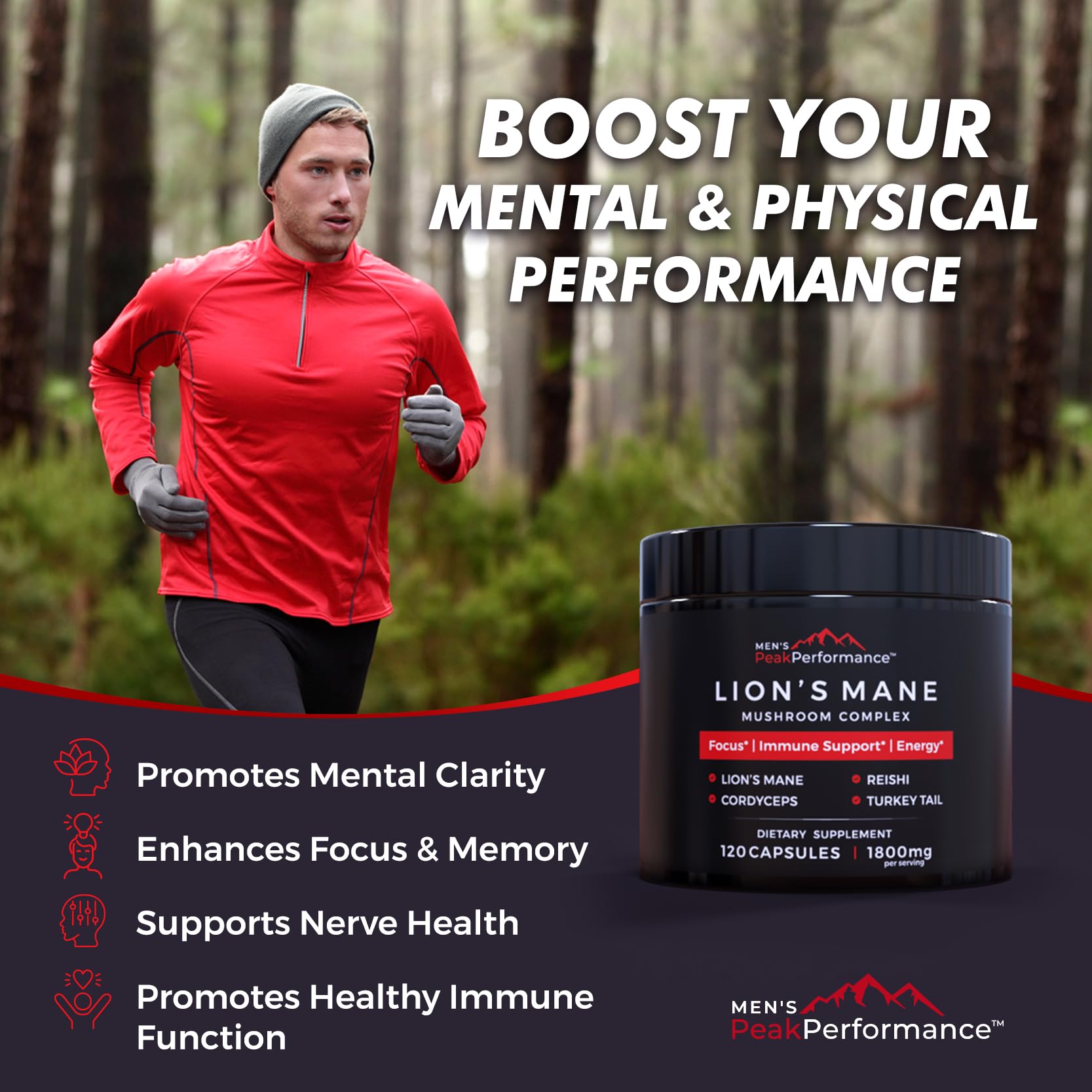 Mushroom capsules for busy lifestyles