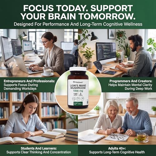 Mushroom capsules for cognitive enhancement