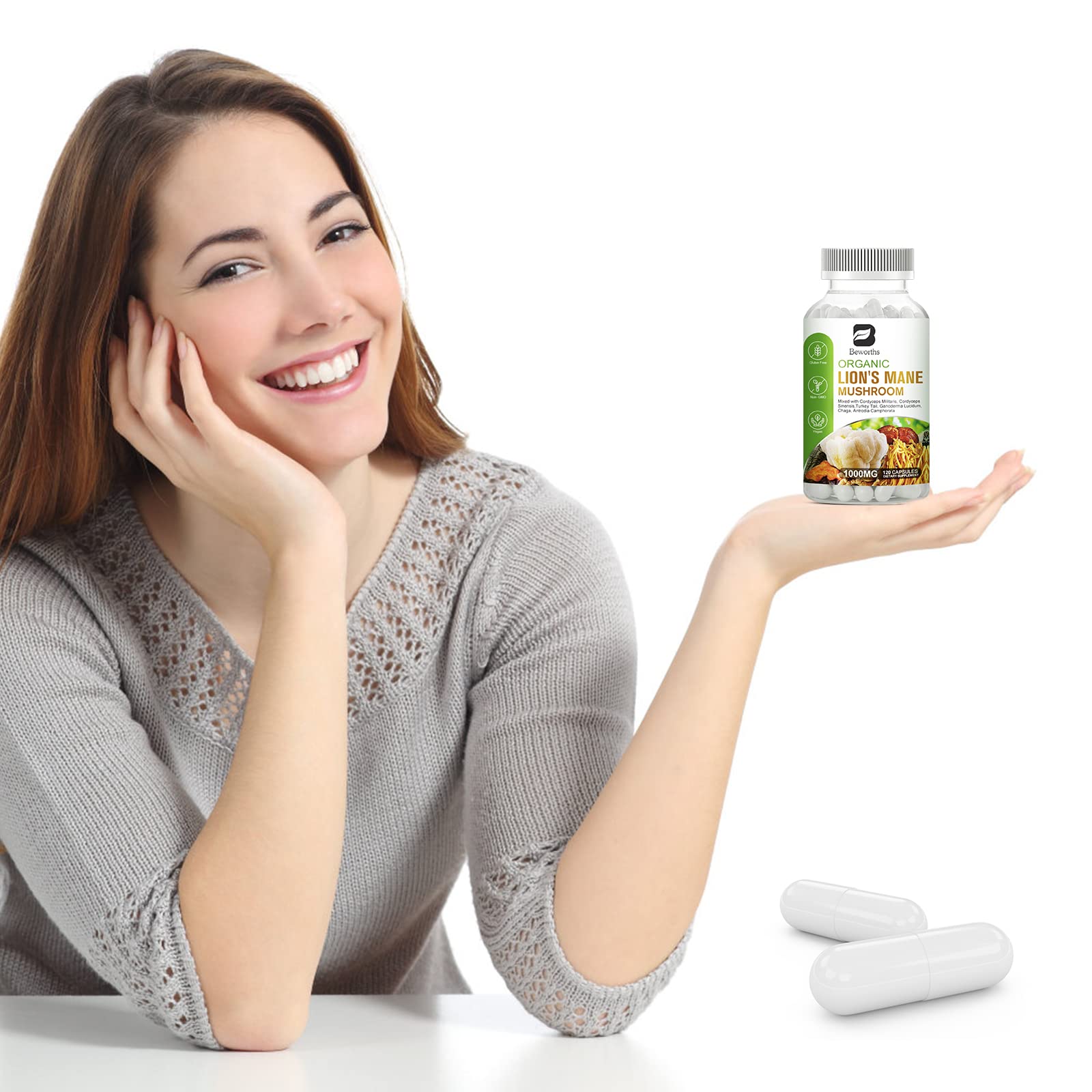 mushroom capsules for cognitive health