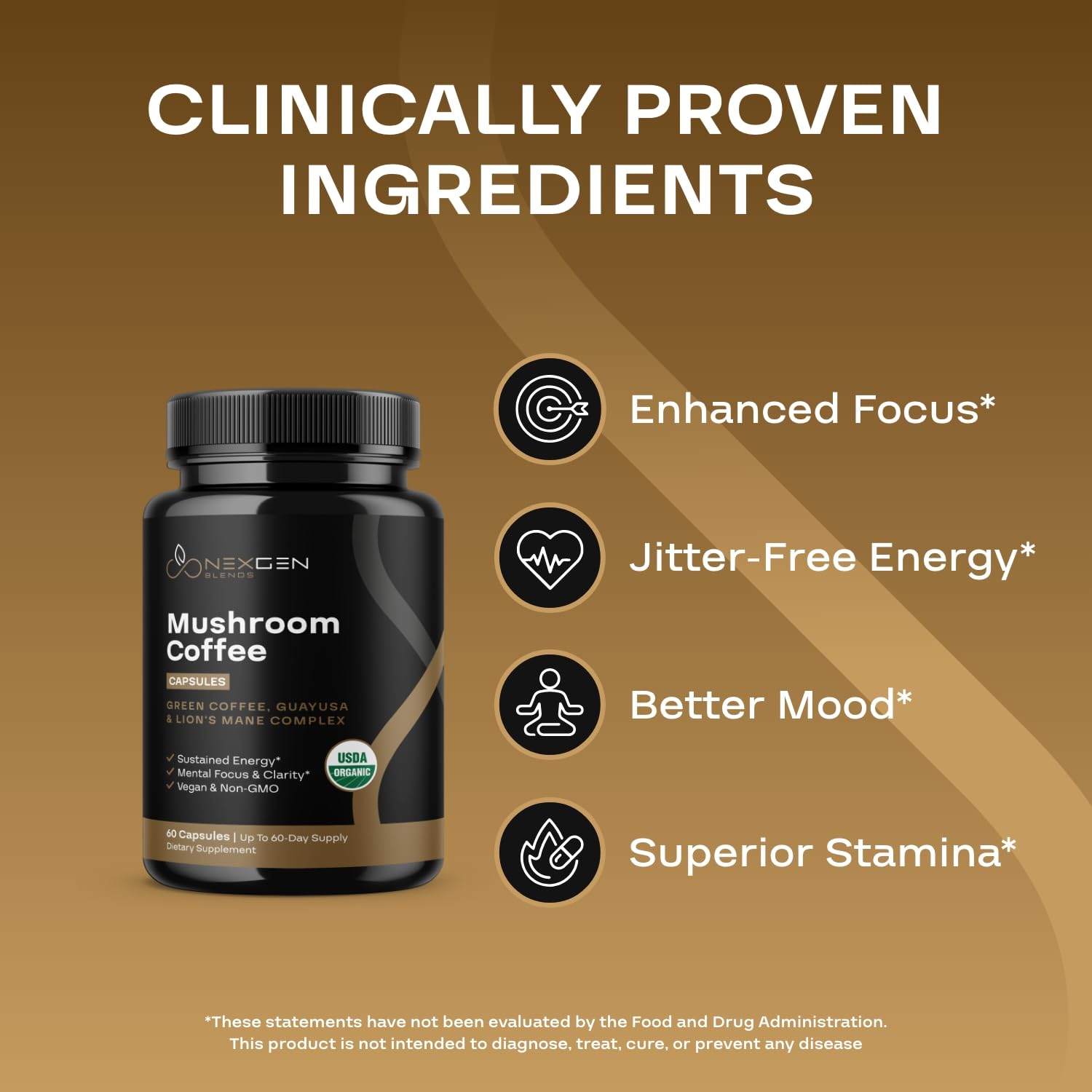 mushroom capsules for daily boost