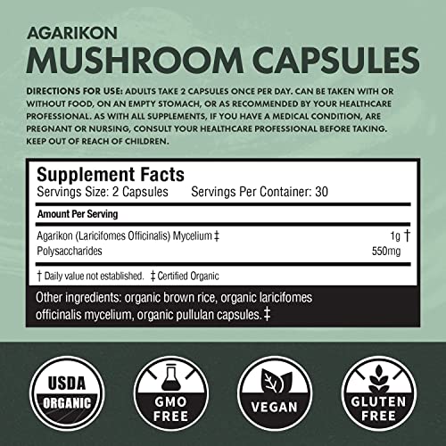 mushroom capsules for daily health boost