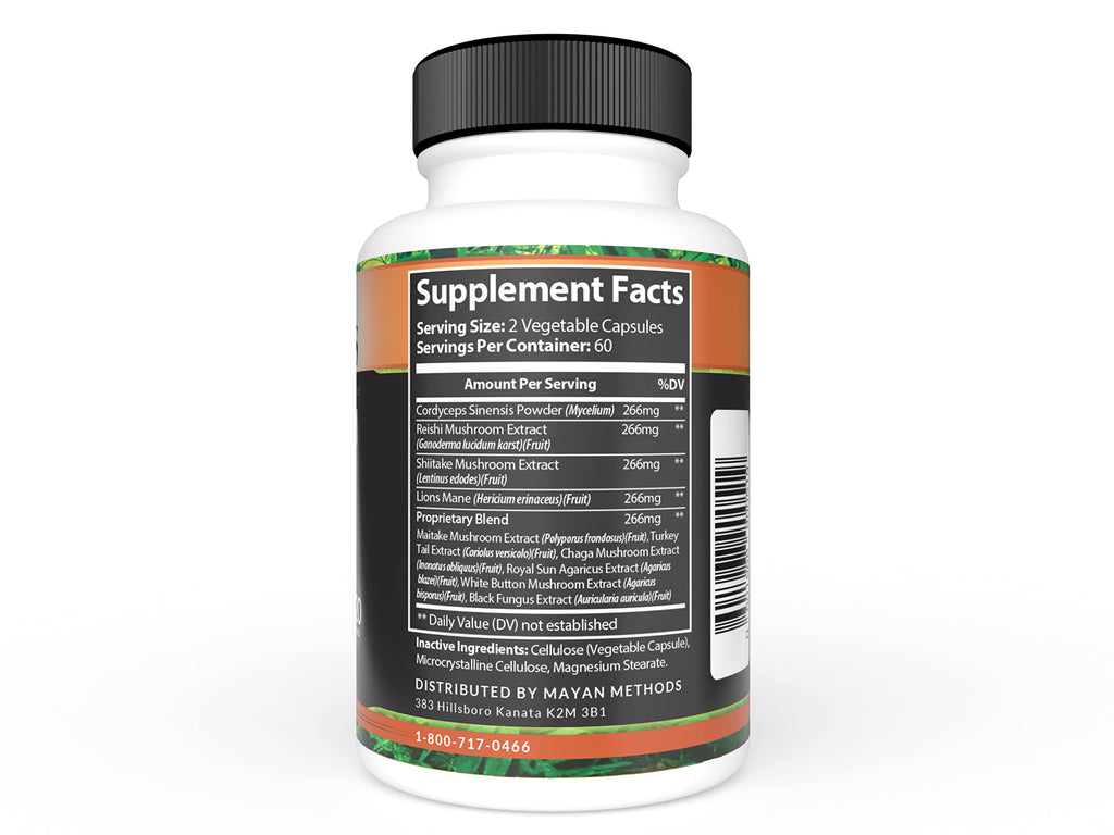 mushroom capsules for daily health