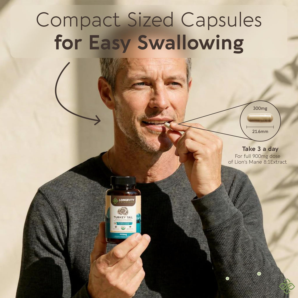 mushroom capsules for daily nutrition