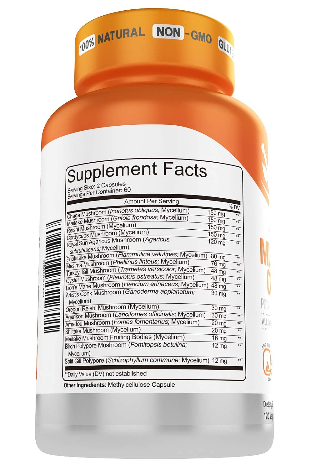 mushroom capsules for daily vitality
