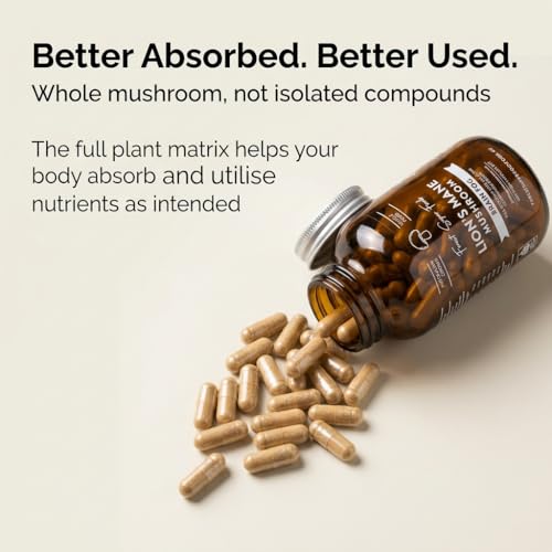 Mushroom capsules for daily vitality
