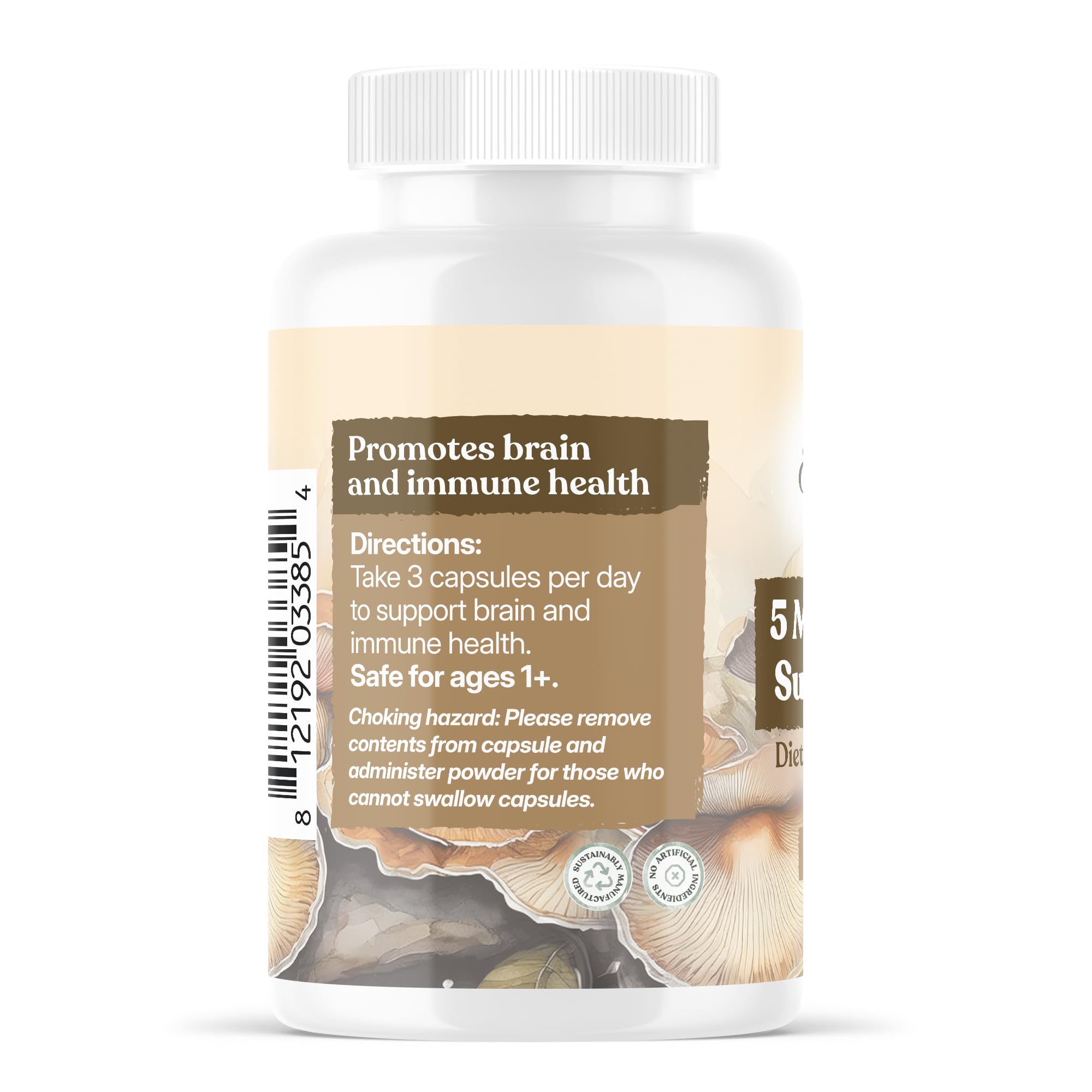 mushroom capsules for daily vitality