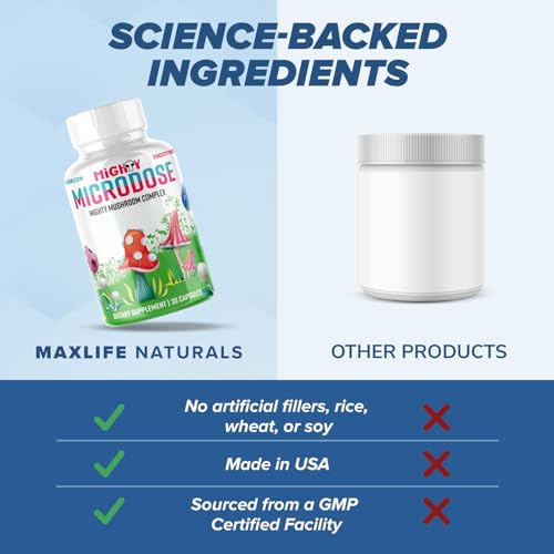 mushroom capsules for daily vitality