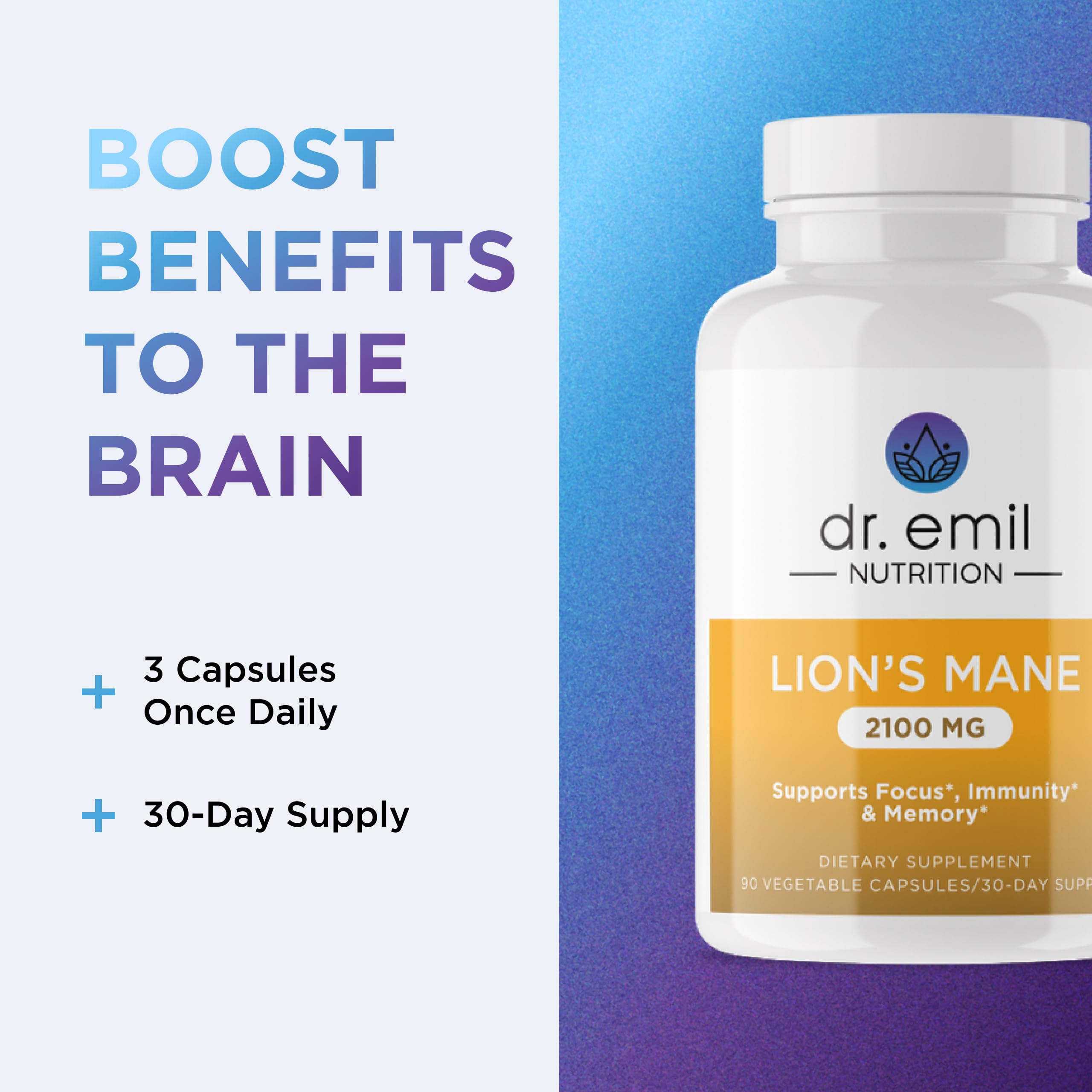 Mushroom capsules for daily wellness