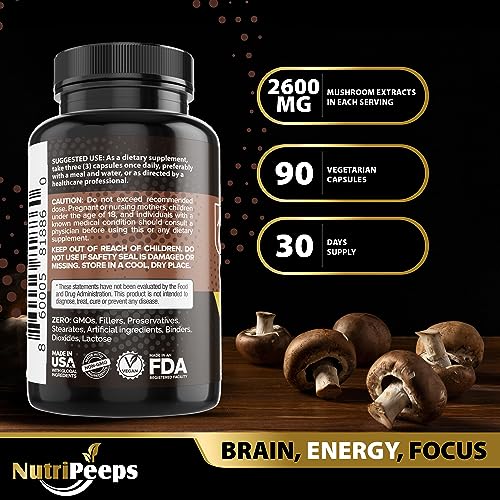 mushroom capsules for daily wellness