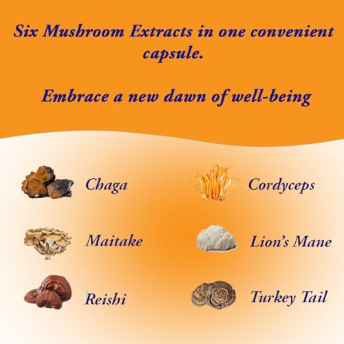 mushroom capsules for daily wellness