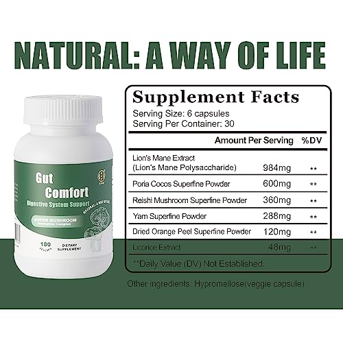 mushroom capsules for digestion