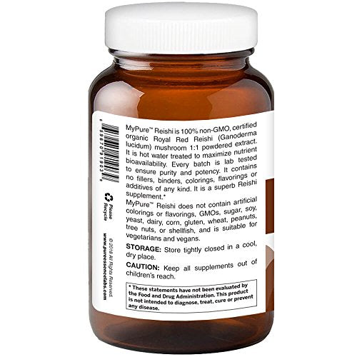 Mushroom capsules for energy boost
