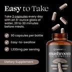Mushroom capsules for enhanced focus