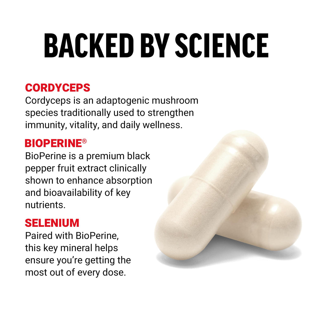 mushroom capsules for enhanced performance