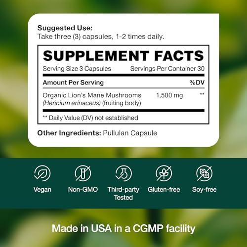 mushroom capsules for everyday health