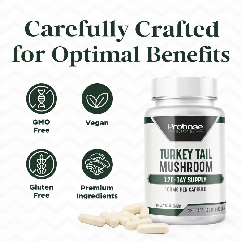 Mushroom capsules for gut health
