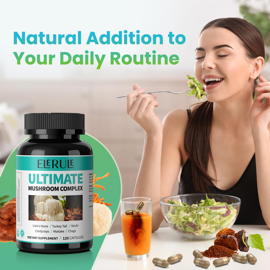 mushroom capsules for holistic health